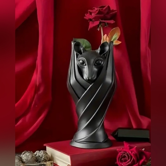 Accents | Elegant Black Bat Sculpture Vase 3d Printed Filament | Poshmark